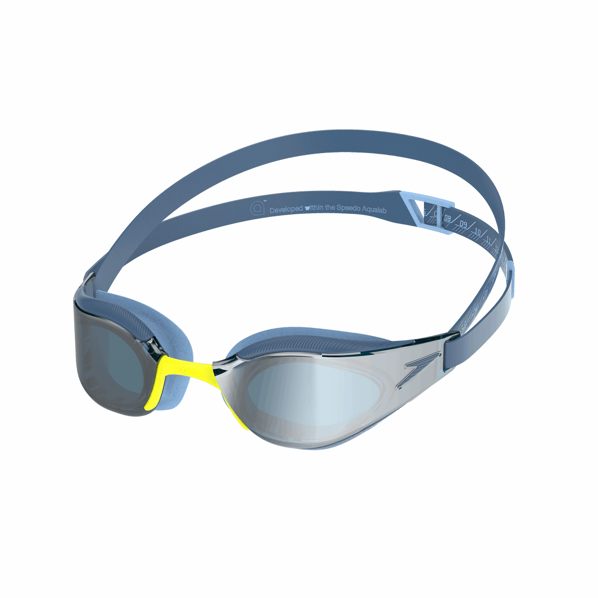 Speedo Swimming Goggles Fastskin Hyper Elite Mirror Blue – Sneppies